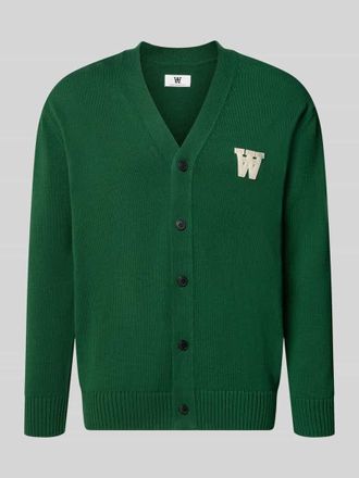Wood Wood Strickjacke mit V-Ausschnitt Modell Tay