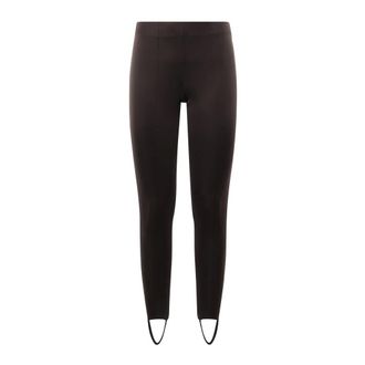 Frankie Shop Leggings &agrave; brides - Femme - Pantalons - Brun - Taille: 38 FR