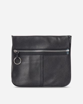 Undercover Deerskin Shoulder Bag Black