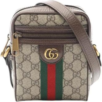 Gucci unisex, Pre-owned, Beige, Taille: ONE Size Pre-owned Toile sacs-gucci