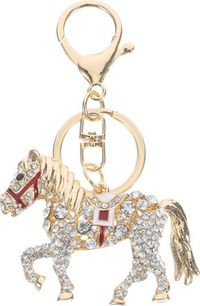 Lurrose Strass Tier Schl&uuml;sselanh&auml;nger Dekorativer Schl&uuml;sselanh&auml;nger Exquisite Pferd Brieftasche Tasche Anh&auml;nger