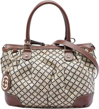 Gucci Sac Sukey Pre-owned - Femme - Pre-owned - Beige - Taille: ONE Size