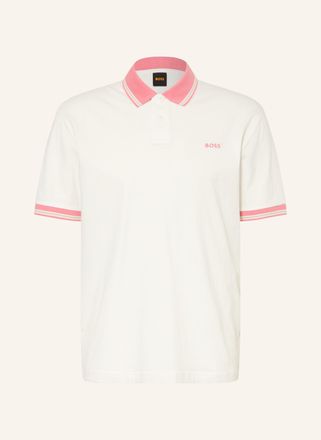 HUGO BOSS Jersey-Poloshirt Blocks Relaxed Fit beige