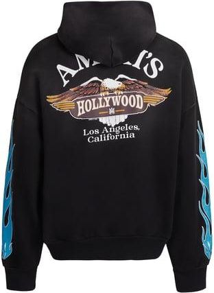 Amiri Hoodie oversize zipp&eacute; &agrave; capuche en coton