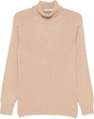 Bruno Manetti pull en maille fine - Tons neutres