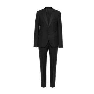 Valentino Garavani Einreihiger Anzug - - Suits - Herren - Schwarzk - XL