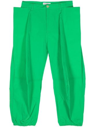 Walter Van Beirendonck pantalon fuselé à poches cargo - Vert