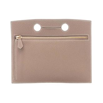 Herm&egrave;s Pre-owned Vintage Clutch - - Pre-owned - Damen - Grau - ONE SIZE