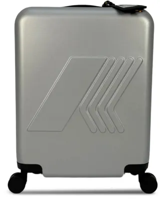 K-Way sac de voyage &agrave; logo emboss&eacute; - Gris