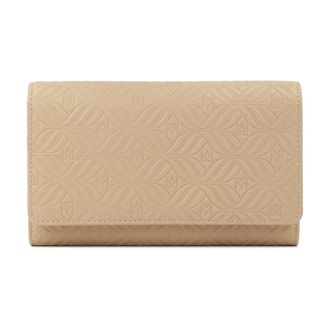 Kazar Beige Geldb&ouml;rse mit elegantem gepr&auml;gtem Muster - - Accessories - Damen - Beige - ONE SIZE