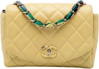 Chanel Pre-owned Cocovado Flap - Femme - Pre-owned - Jaune - Taille: ONE Size