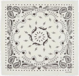 Kujten Bandana cachemire tricotage jersey imprimé - Grand Bandana Hachiko Feather