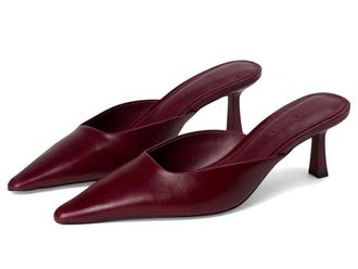 Steve Madden Lisbeth pour femme, Cuir bordeaux., 37 EU