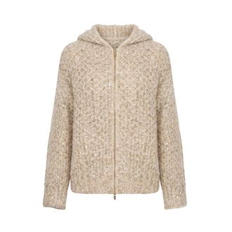 PESERICO Damen, Strickwaren, Beige, MGr&ouml;&szlig;e