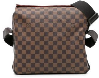 Louis Vuitton Hobo Bags - Damier Ebene Naviglio - Gr. unisize - in Braun - f&uuml;r Damen