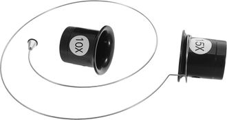 Hemobllo DECHOUS 3 St&uuml;ck Vergr&ouml;&szlig;erungsglas mit 15X 10 St&uuml;ck Vergr&ouml;&szlig;erung Einstellbarem Fokus Augenclip f&uuml;r Freih&auml;ndiges Arbeiten Leicht Tragbar f&uuml;r Uhrenrepara