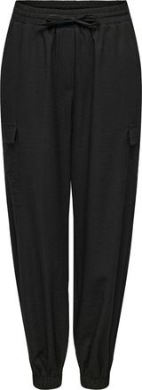 Only Damen Onlkatinka Cargo Pant WVN Noos, Schwarz, XXS