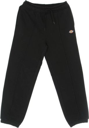 Dickies Schwarze Fleece-Trainingsanzug-Sweatpants Stilvoll - - Trousers - Damen - Schwarzk - L