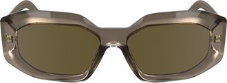 Karl Lagerfeld Womens Sunglasses KL6167S - Sand with Solid Ochre Lens