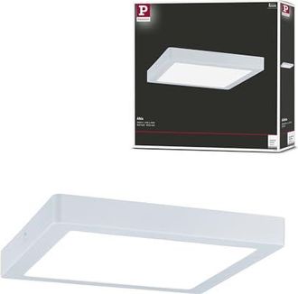 Paulmann 71022 LED Panel Abia 300x300mm eckig Tageslichtwei&szlig; Wei&szlig; Lichtpanel Kunststoff Deckenpanel 4000 K