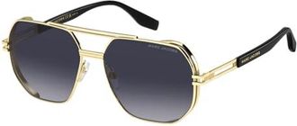 Marc Jacobs Marc 784/S Lunettes de Soleil, Noir doré, 60/16/145 Homme