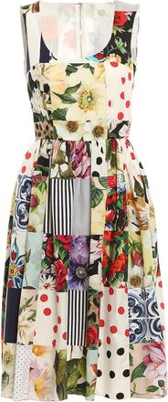 Dolce & Gabbana Robe De Cocktail - Patchwork