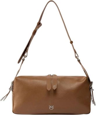 Pinko Pinko, Femme, Sacs, Brun, Taille: ONE Size Keeper Bag