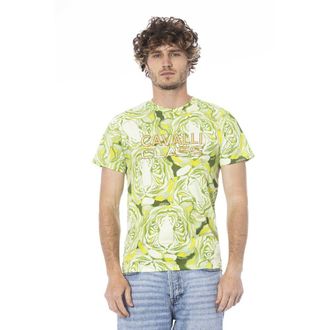 Cavalli Tiger-Print Rundhals-T-Shirt Ca24344