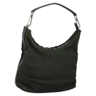 Gucci Pre-owned Canvas Handtaschen - - Pre-owned - Damen - Gr&uuml;n - ONE SIZE