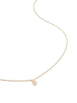 Monica Vinader collier Initial B en or 14c