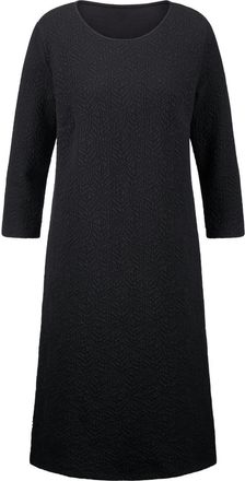 Peter Hahn Jersey-Kleid Rundhals-Ausschnitt Peter Hahn schwarz