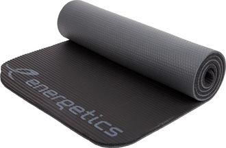 ENERGETICS Unisex - Erwachsene Mat Trainingsmatten, Black/Grey Dark, 180 cm