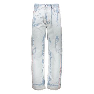 Diesel Gerades Jeans mit hohem Bund - - Jeans - Herren - Blau - W33