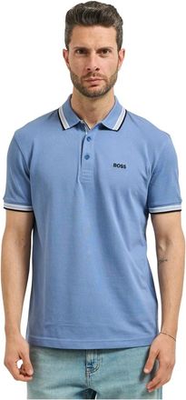 HUGO BOSS Homme, Tops, Bleu, Taille: XL Polo Green Line