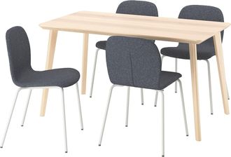 IKEA LISABO / KARLPETTER Tisch und 4 St&uuml;hle