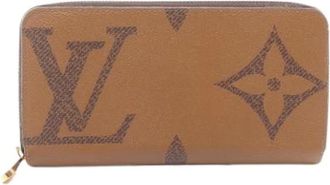 Louis Vuitton Portefeuille long (bi-pli) Pre-owned - Femme - Pre-owned - Brun - Taille: ONE Size