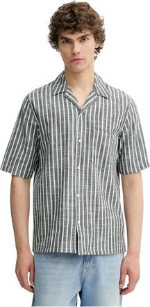 Sams&oslash;e & Sams&oslash;e Homme, Chemises, Gris, Taille: S Short Sleeve Chemises