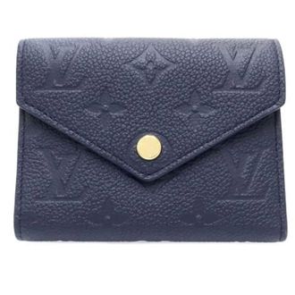 Louis Vuitton Portefeuille Pre-owned Monogram Empreinte (tri-fold) - Femme - Pre-owned - Bleu - Taille: ONE Size