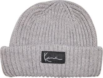 Karl Kani Accessoires KA223-008-3 Signature Fisherman Beanie Grey Melange Grey Melange, one Size