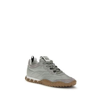 Miu Miu Womens Gray Recycled Polyamide Athletic Sneakers