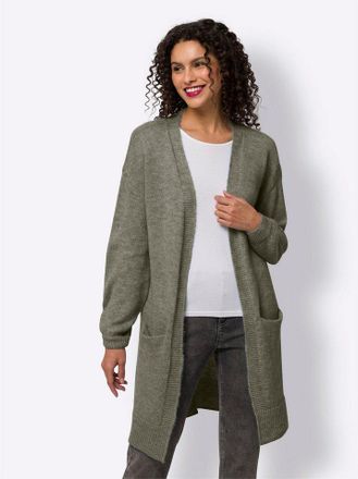 Heine Strickjacke Strickjacke Langarm Jersey