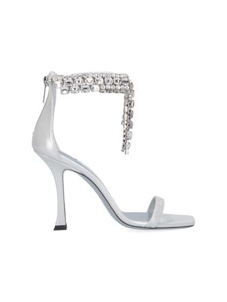 Jimmy Choo London Slingback-Sandalen Mit Strasssteinen Verity 100