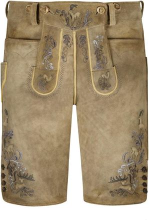 Meindl Steinkogel Hirschlederhose in Glacier in