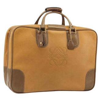 Loewe Pre-owned Trunk Weekend Bag - - Pre-owned - Damen - Braun - ONE SIZE