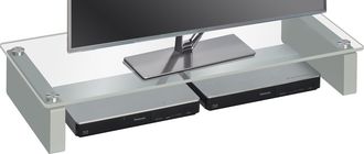 Maja Möbel 1607 TV-Board Klarglas, Abmessungen (BxHxT): 82 x 12,20 x 35 cm, Glas, 82 x 35 x 12,20 cm