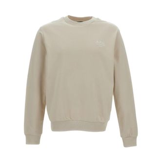 A.P.C. Classic Crewneck Sweatshirt - - Sweatshirts & Hoodies - Herren - Beige - S