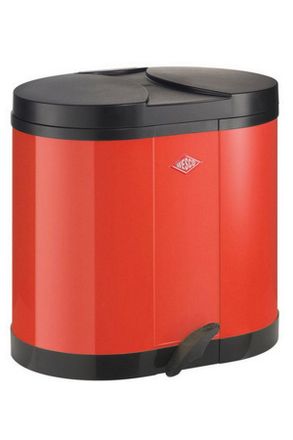 WESCO Abfallsammler &Ouml;kosammler 170, Rot, Kunststoff, 2X15 L, 45x43x36 cm, Made in Germany, K&uuml;chen, K&uuml;chenausstattung, M&uuml;lleimer