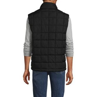 Lands End Steppweste FeatherFree, Herren, Gr&ouml;&szlig;e:48-50 regular, Schwarz, by Lands End