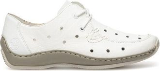 Rieker Halbschuhe L1715-80 Wei&szlig;
