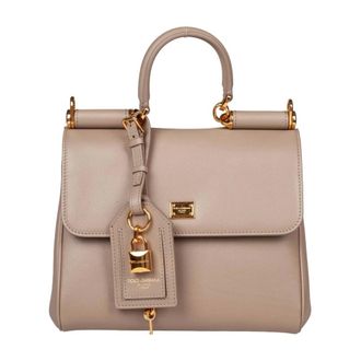 Dolce & Gabbana Borsa a mano My Sicily - Femme - Sacs - Beige - Taille: ONE Size